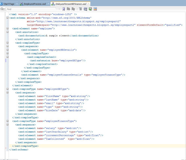 Learn SOA with Experts: Creating Simple XSD