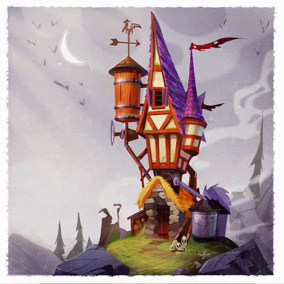 The Art of Brandon Pike: A Wizard's Keep