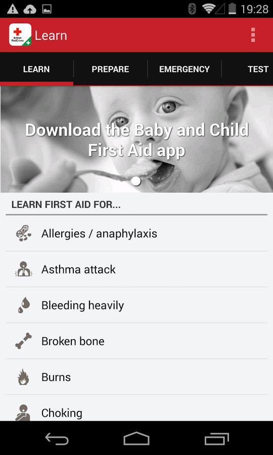 First aid by British Red Cross ~ Apps for Android!