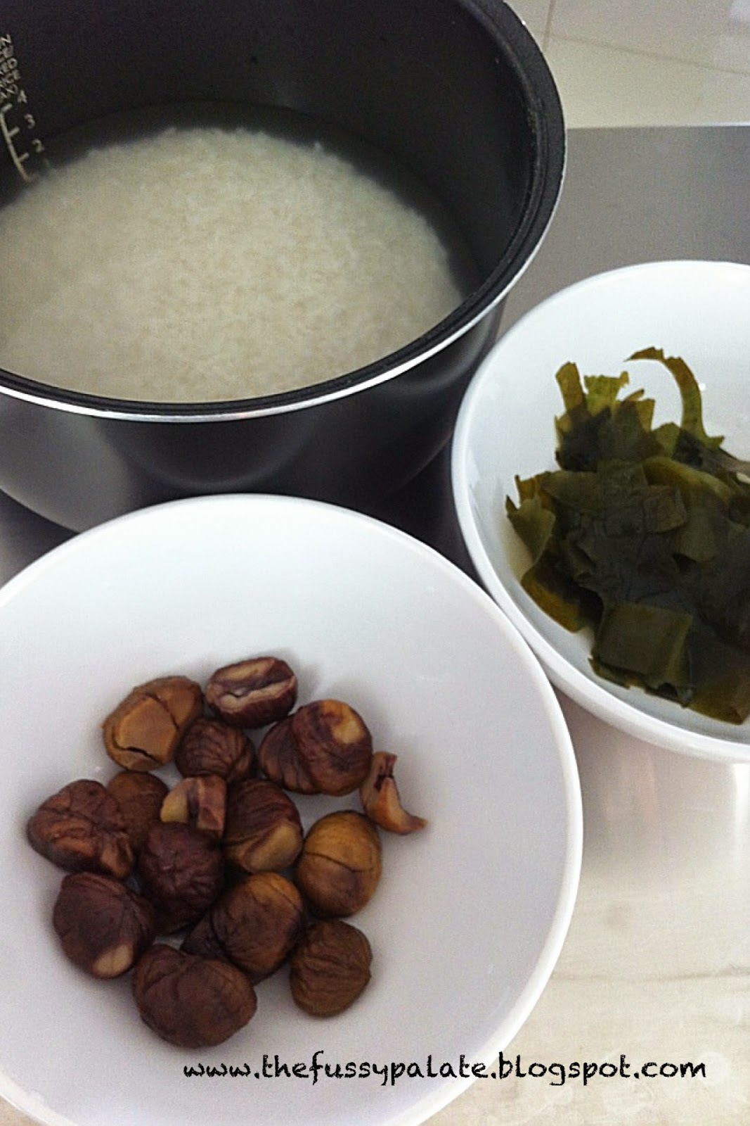 The Fussy Palate: Japanese Chestnut Rice (Kurigohan) 日式栗子饭