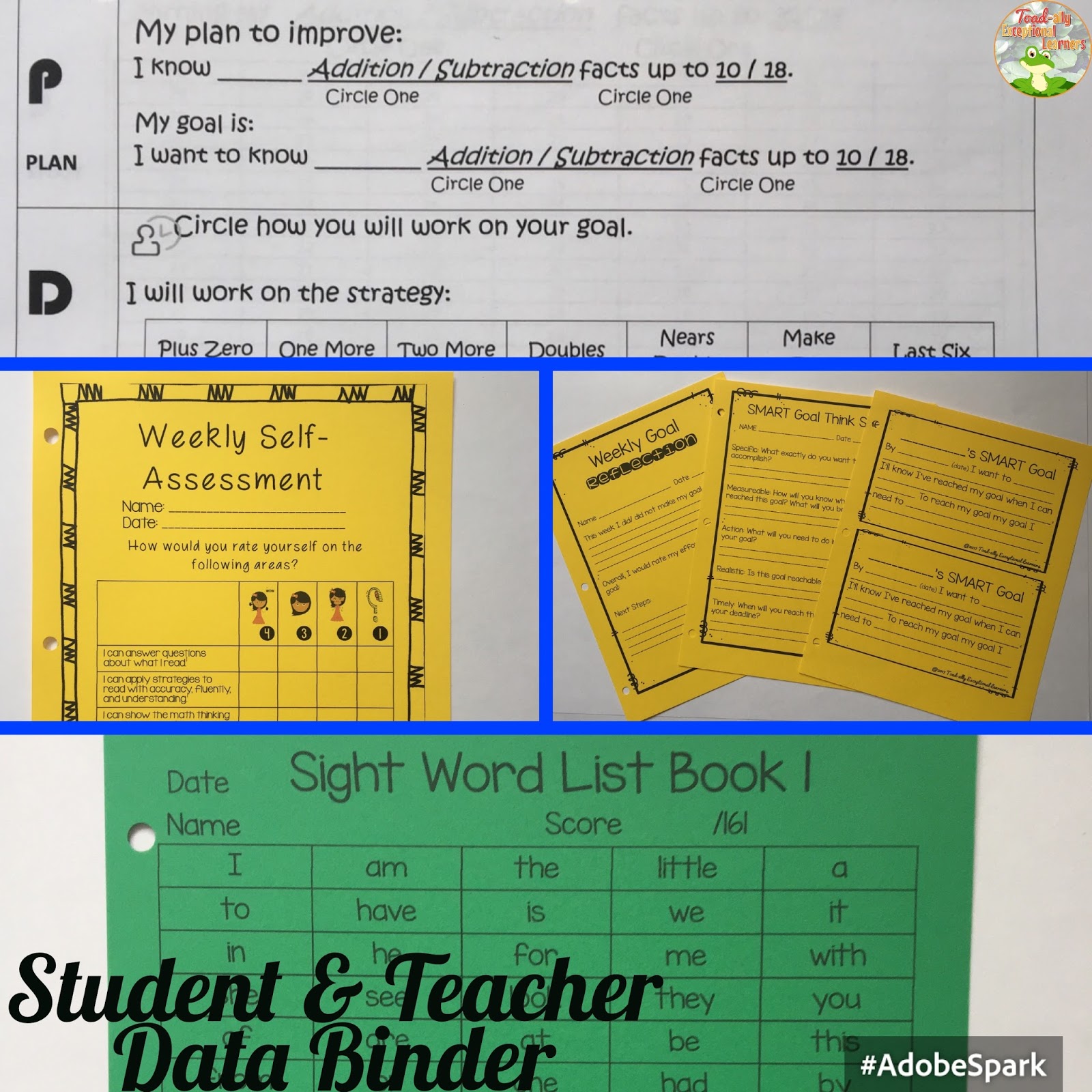 Toad-ally Exceptional Learners: 2017