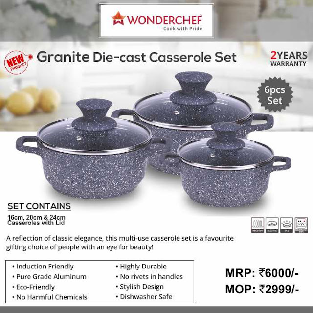 Tupperware KPHB , Wonderchef Hyderabad: Wonderchef Granite Die-Cast ...