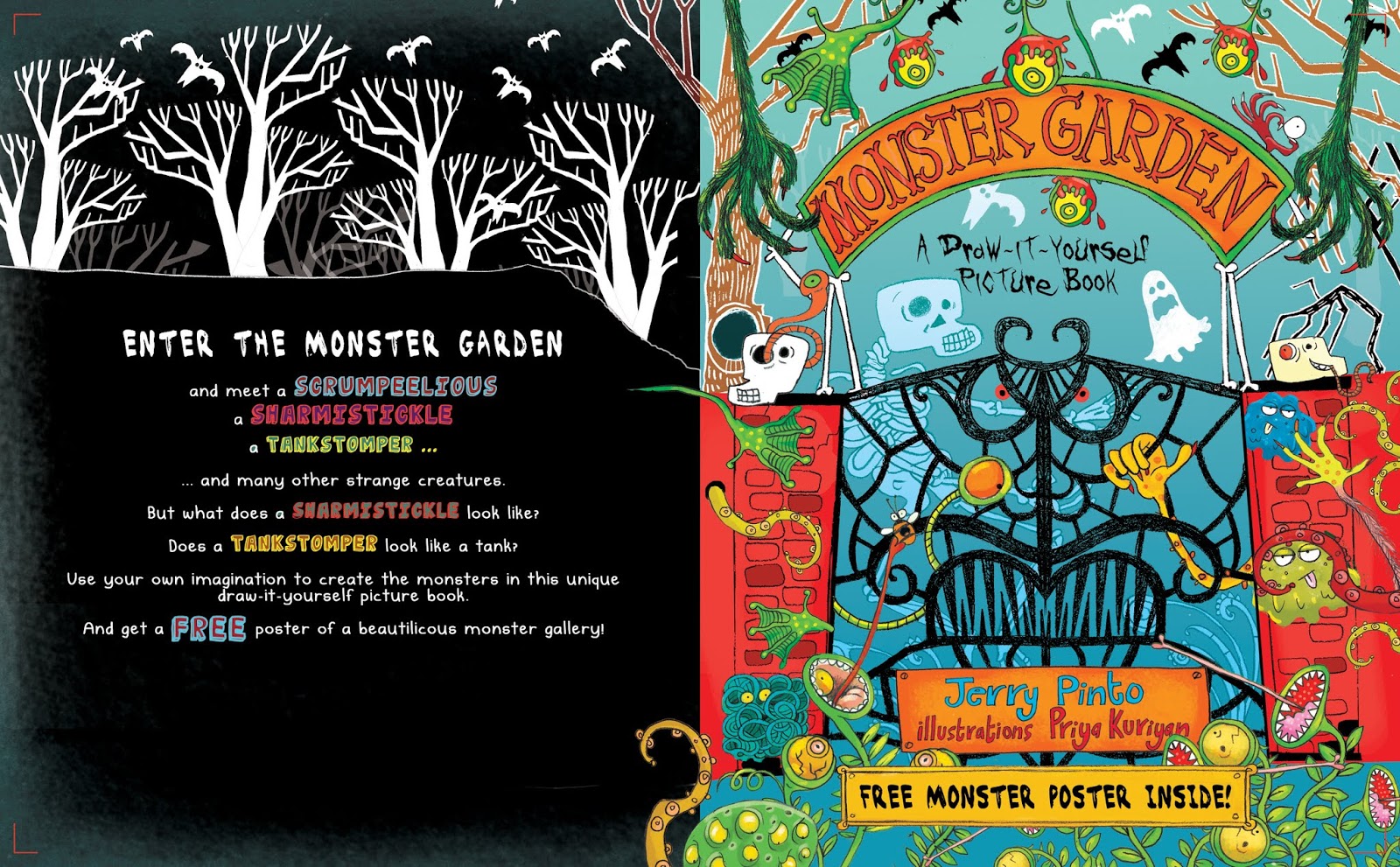 Monster Garden - A draw it yourself picture book