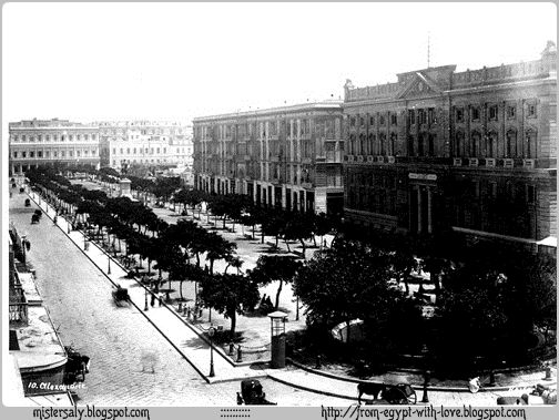 From Egypt With Love: Mansheya Square Alexandria from 1857