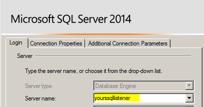 sqlforge: SSMS connecting to Availability Groups