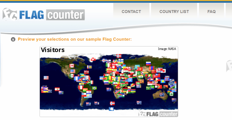 Flag Counter 免費網站計數器，用國旗統計各國訪客 - 逍遙の窩