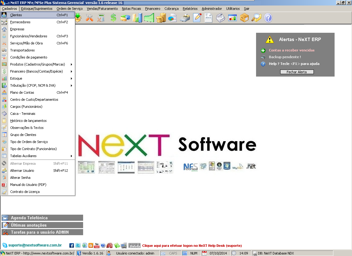 NeXT Software - Sistemas ERP e Nota Fiscal Eletrônica (NF-e / NFS-e ...