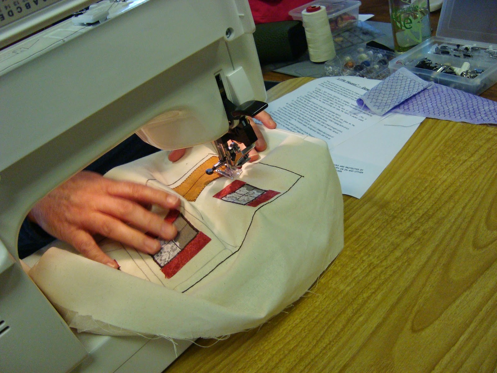 Textile Butterfly: Ready, Steady.......STITCH!!