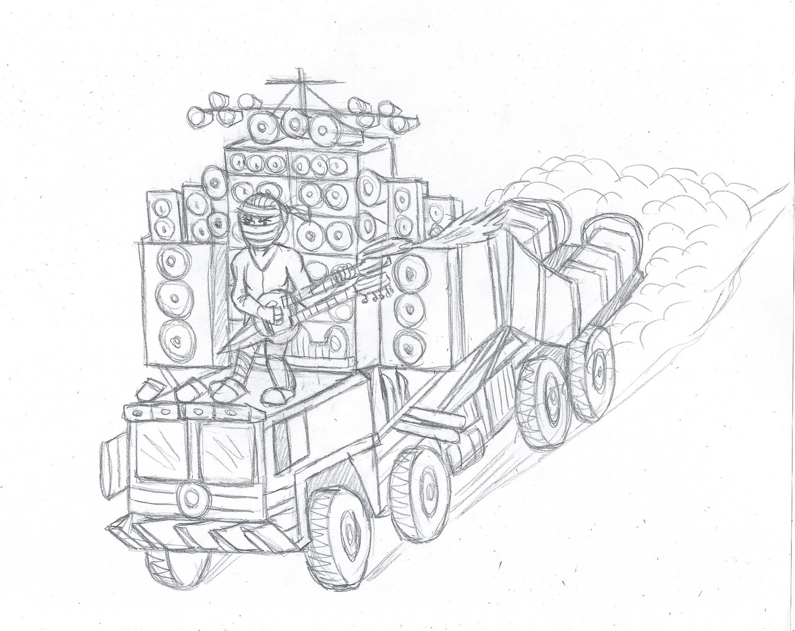 Mad Max Car Coloring Pages Coloring Pages
