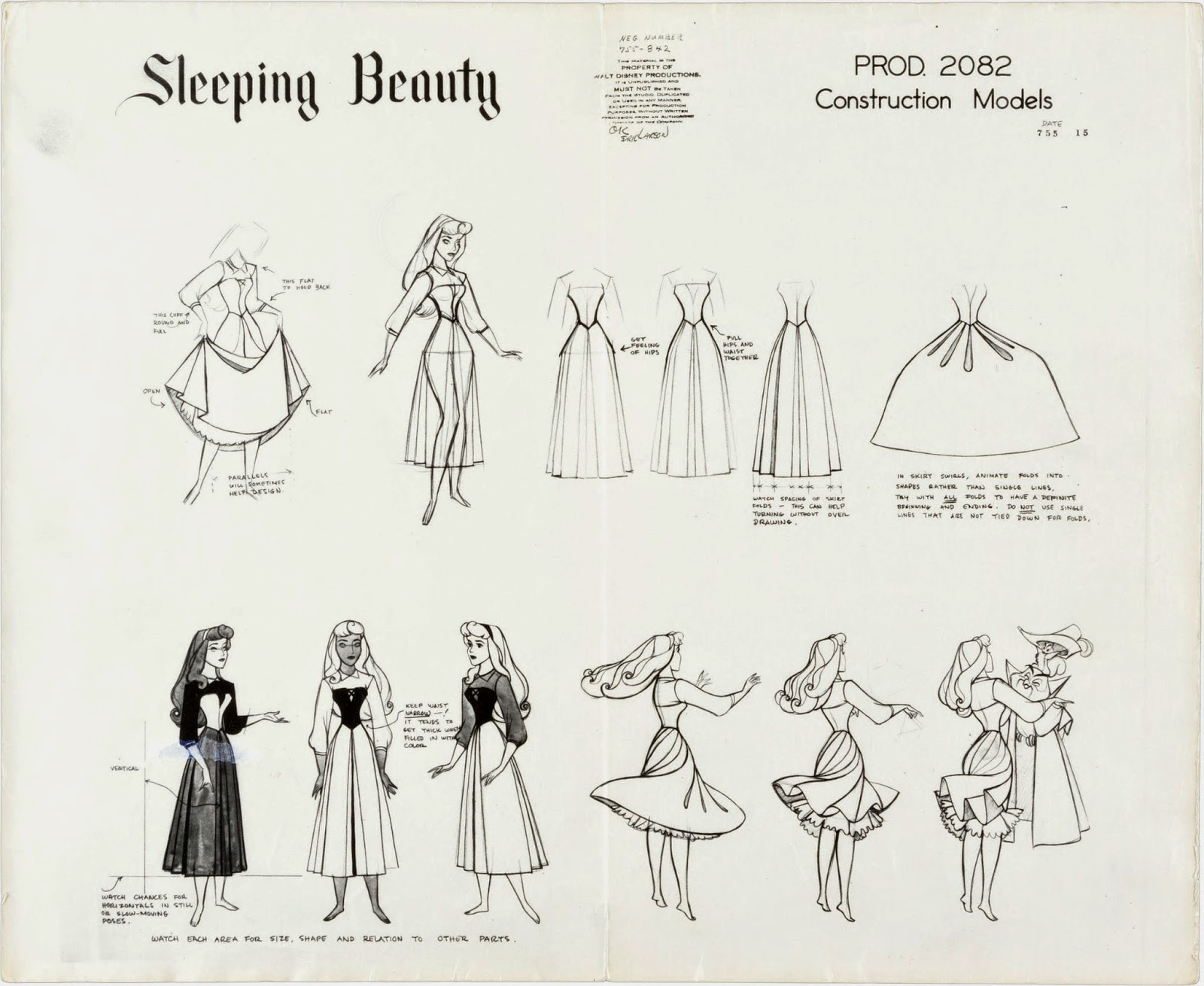 Animopus: Sleeping Beauty Model Sheets