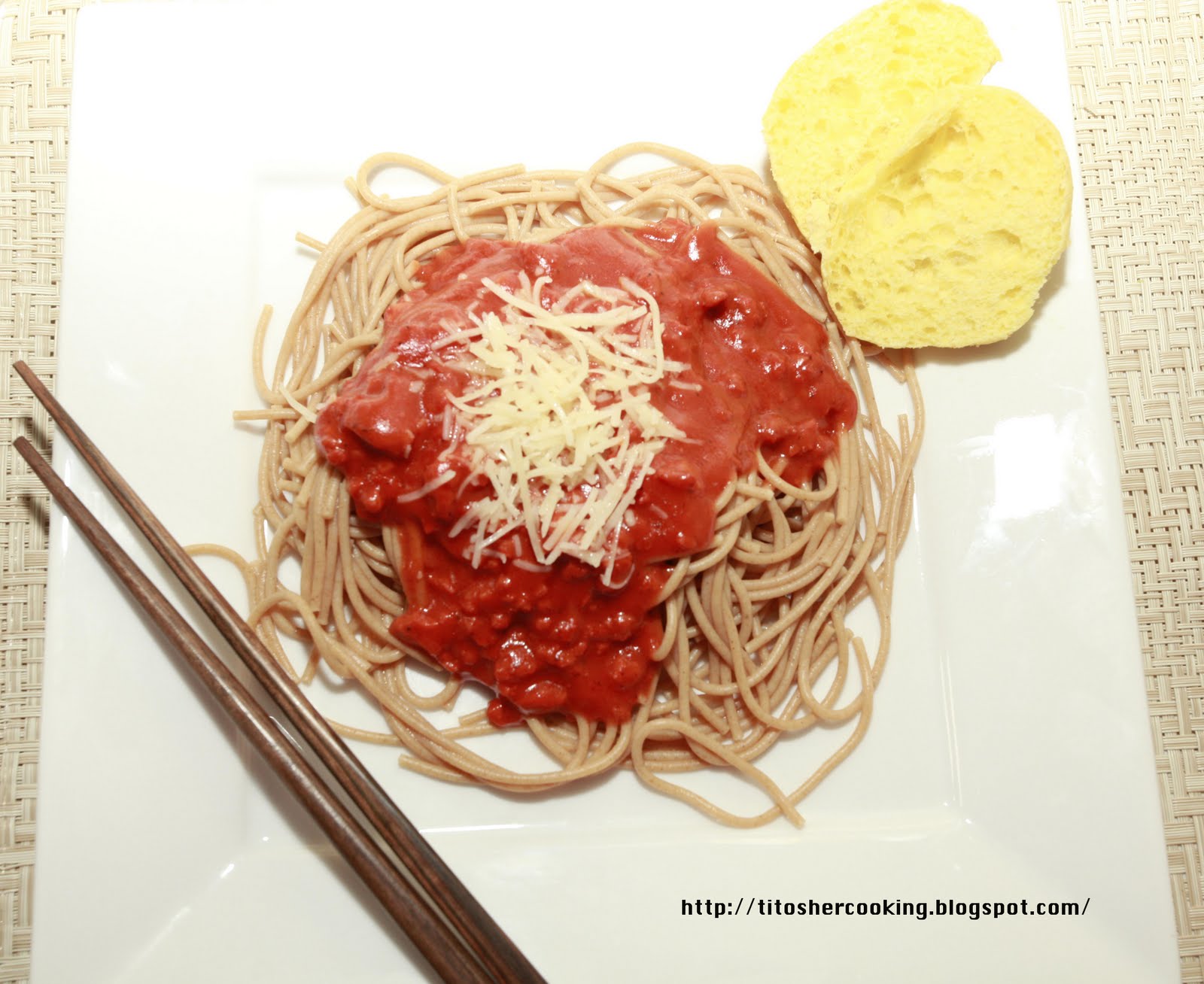 Tito Sherwin's Cooking Recipes: Pinoy Spaghetti