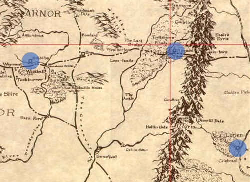 Political Map Of Middle Earth