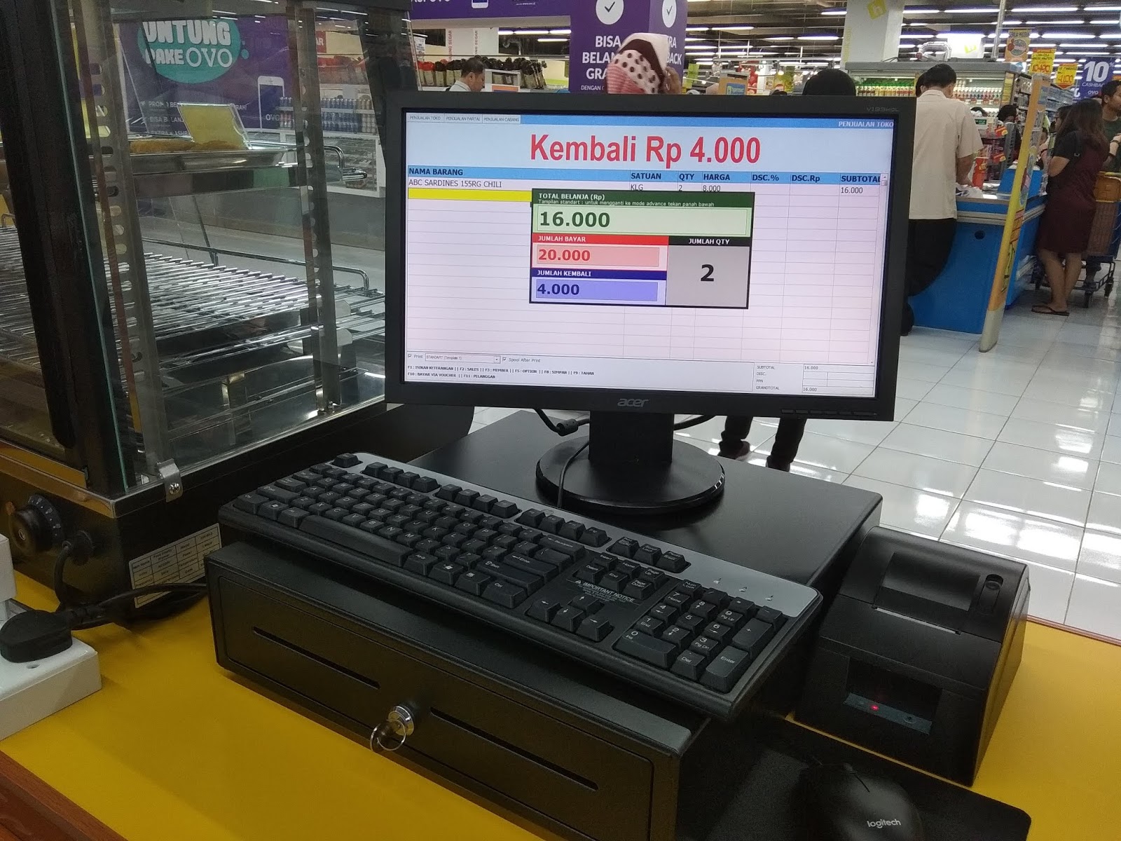 MESIN KASIR MINIMARKET | MESIN KASIR BATAM