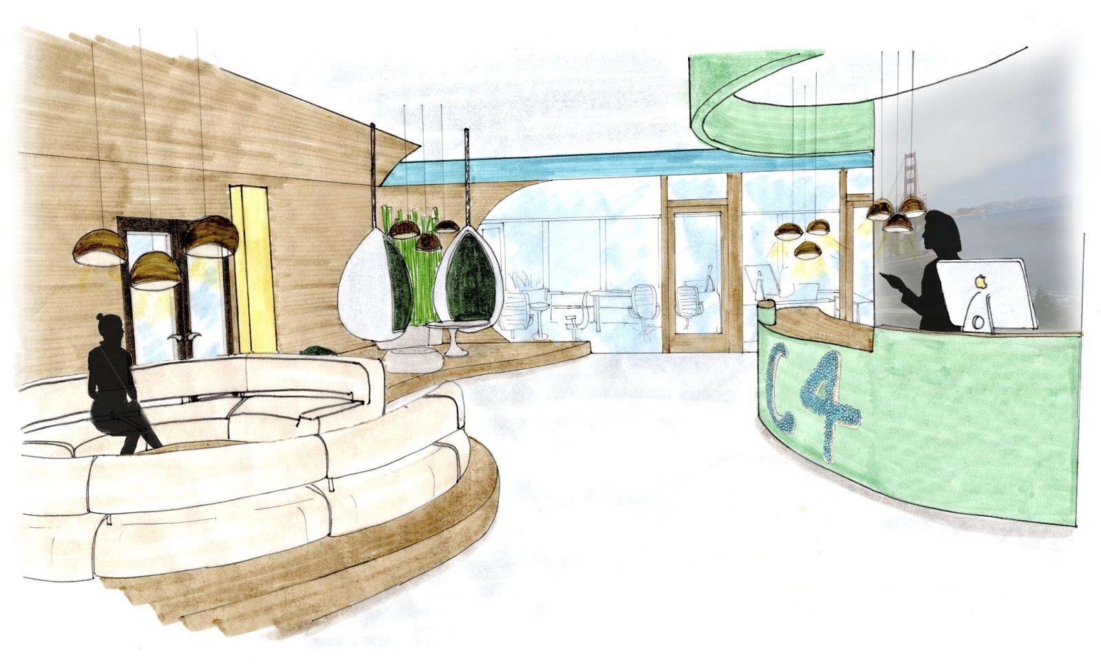 Interior Design: Corporate Studio: C4 Office Design