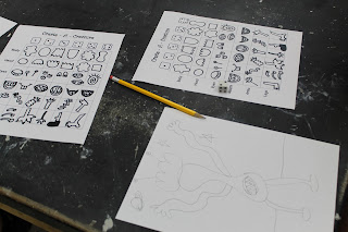 CPP Middle School Art Blog: Create a Creature Art Game