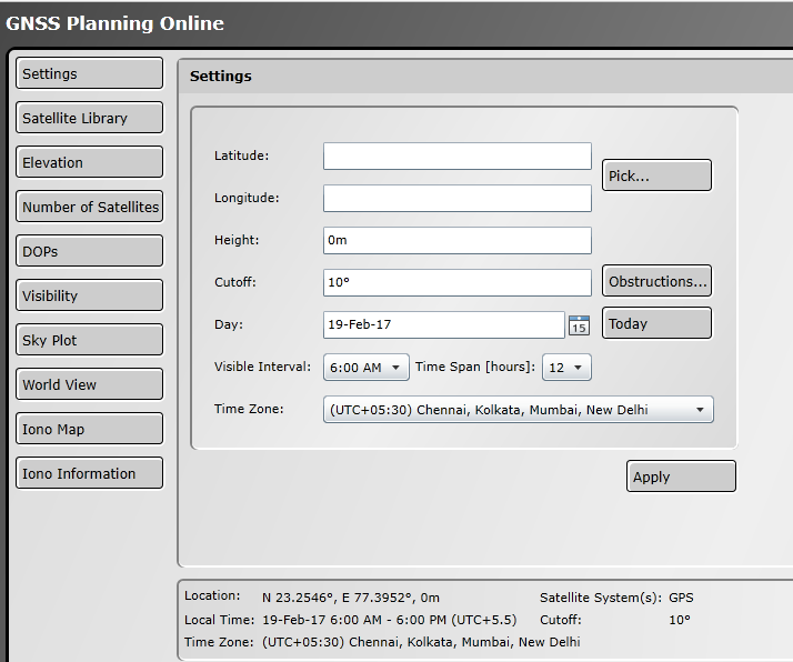 Graticule: Planning a GPS Survey Part 3 – Using an Online Tool for GPS ...