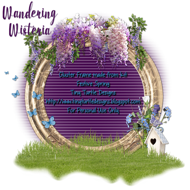 Cathy's Clusters: Festive Spring Cluster Frame