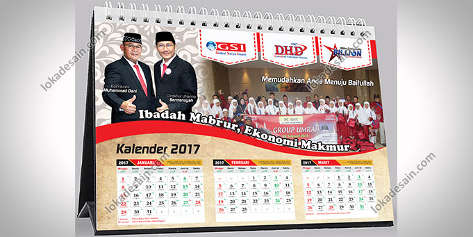 Jasa Desain Kalender dan Tanggalan | Kalender Meja | Kalender Dinding