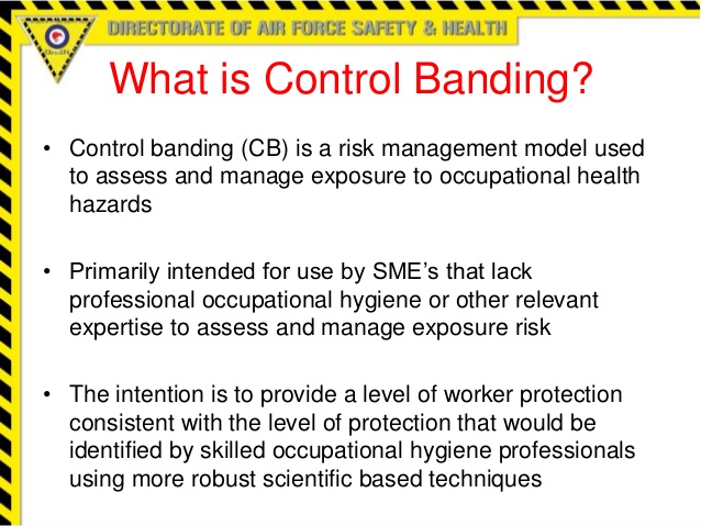 MattiodaSpring2017OHS4500: Control Banding