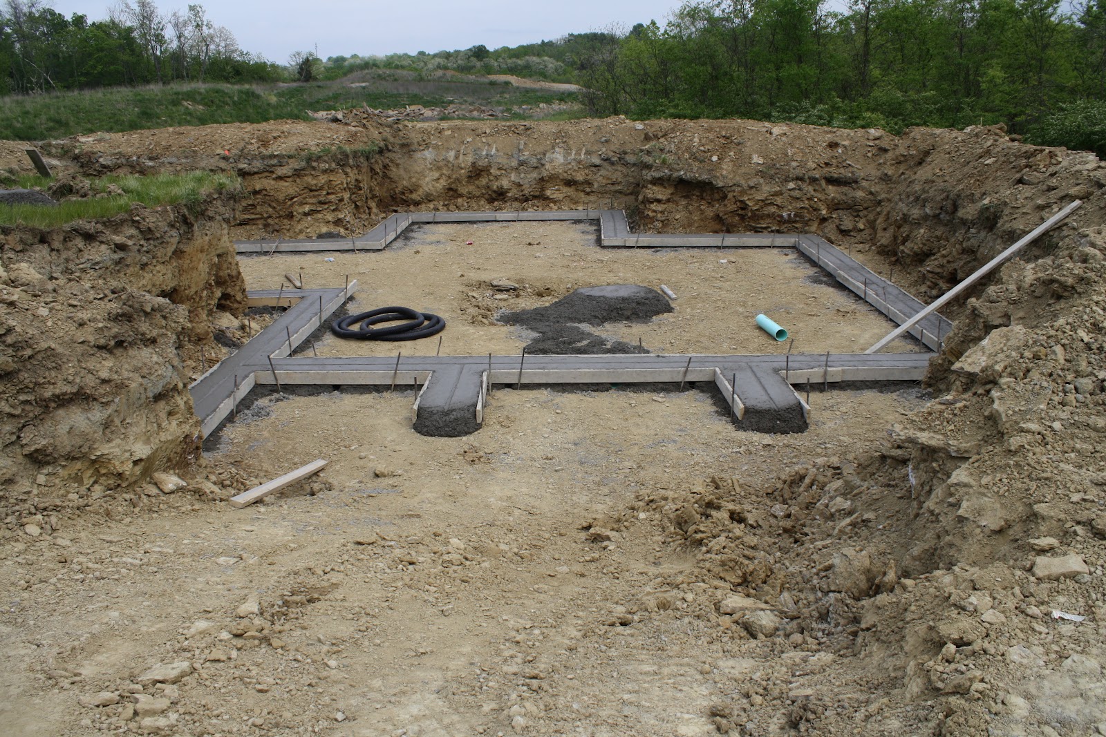 Building a Fischer Homes Whitman: Digging and Footers