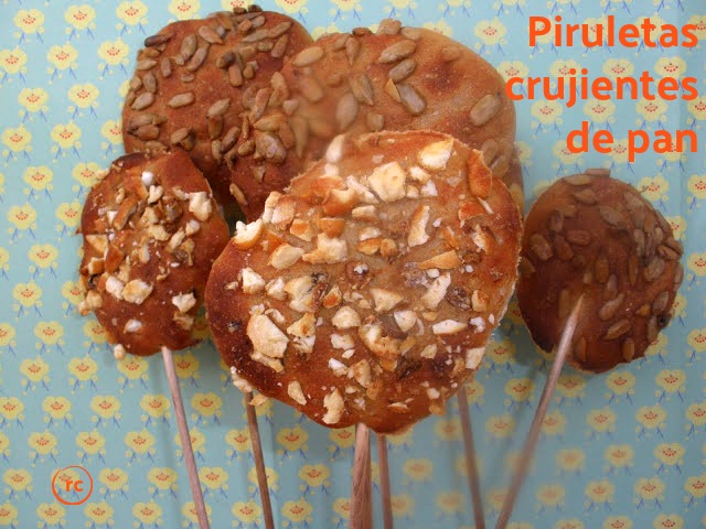 Recursos Culinarios: PIRULETAS CRUJIENTES DE PAN