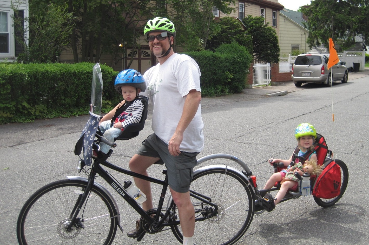 Biking in Boston with kids: Bobike MIni