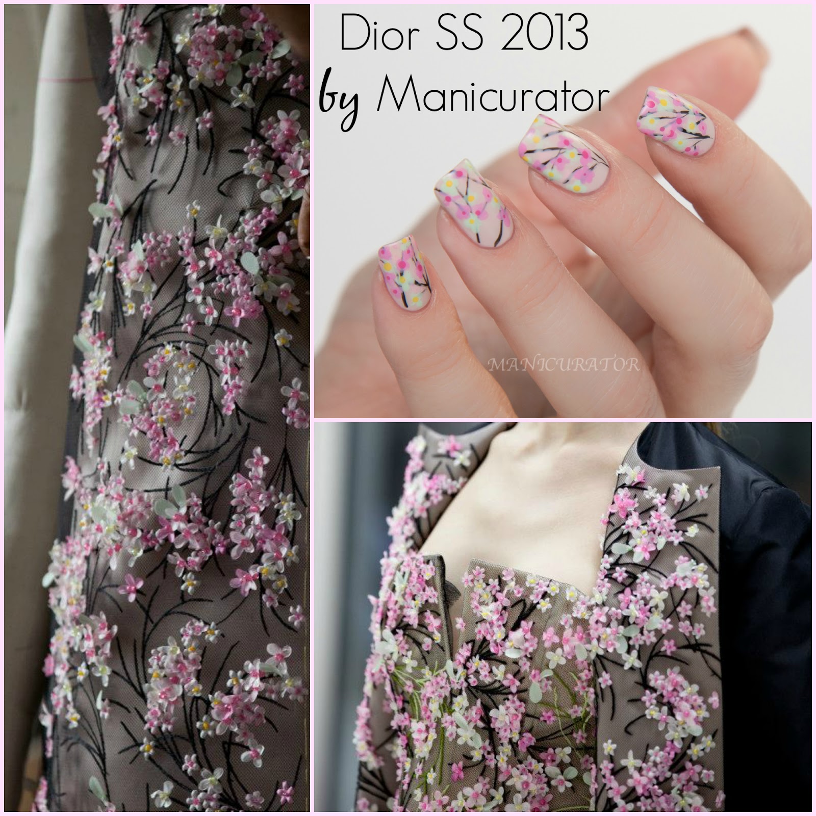 Nail Art Fashion Week 2015 Day 1 - Favorite Designer - DIOR
