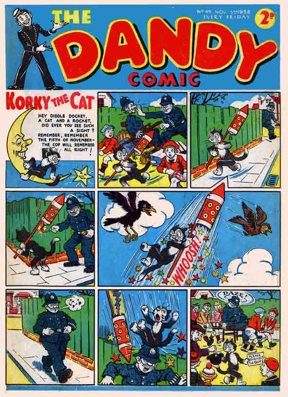 Nigel Parkinson CARTOONS: The Dandy, 1938