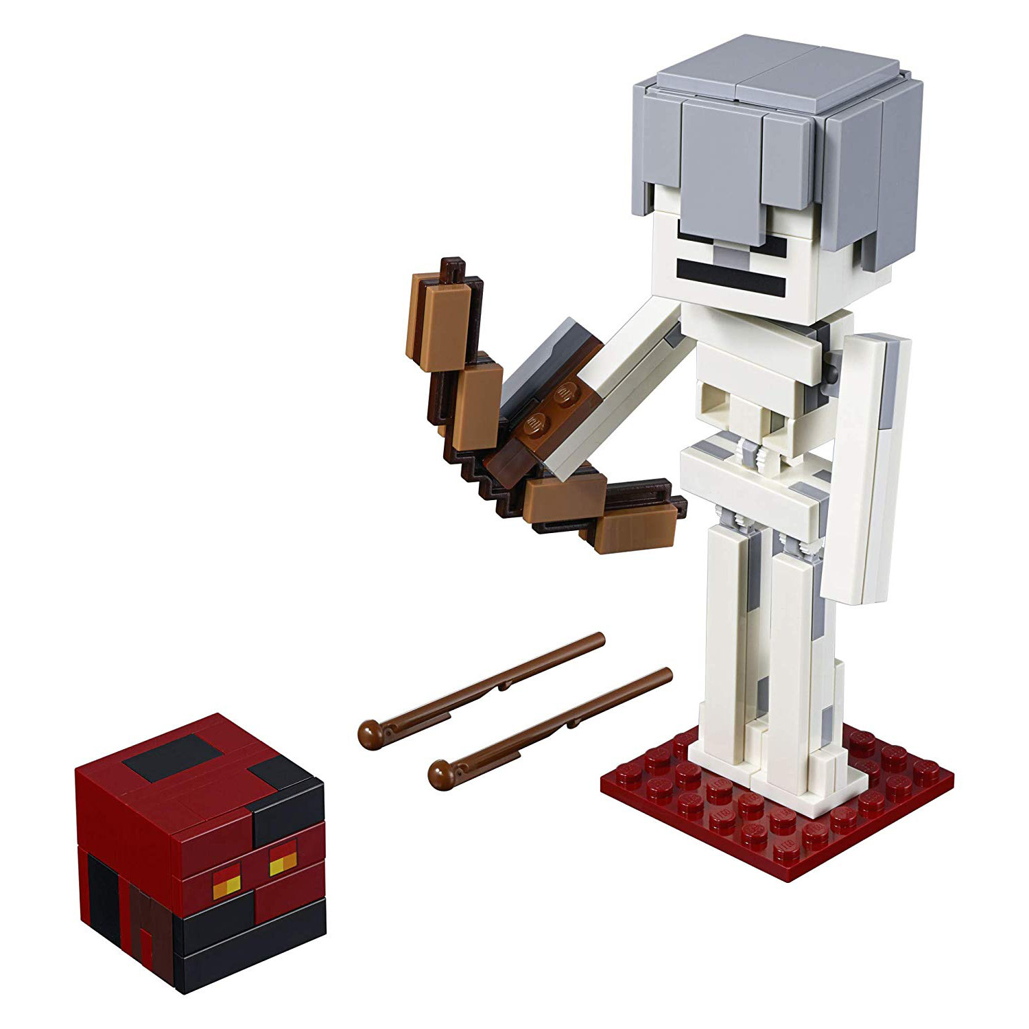 Minecraft Skeleton With Magma Cube Lego Sets | Minecraft Merch