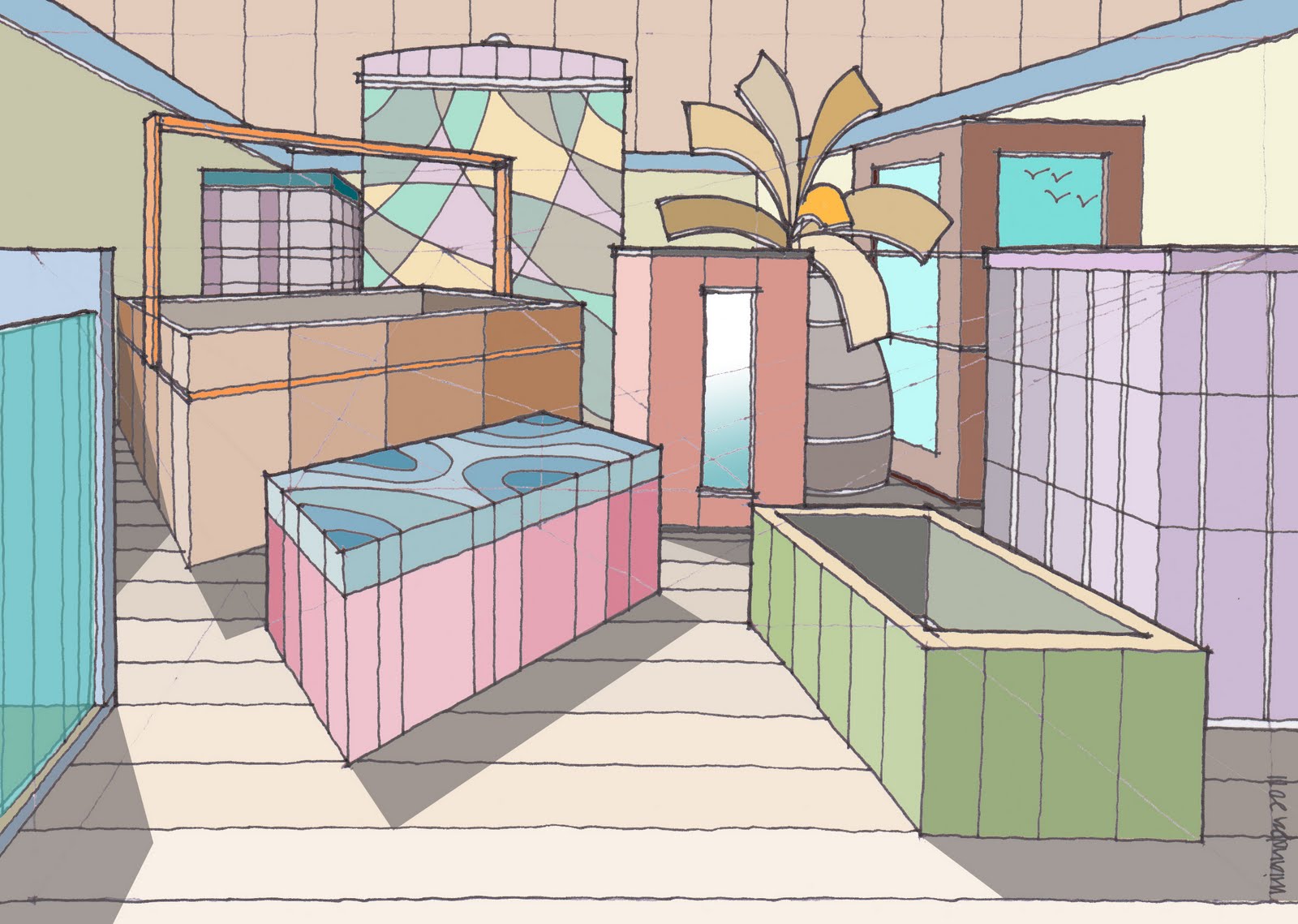 draw objects 290711 multi point perspective | San-Francisco-Chronicle ...