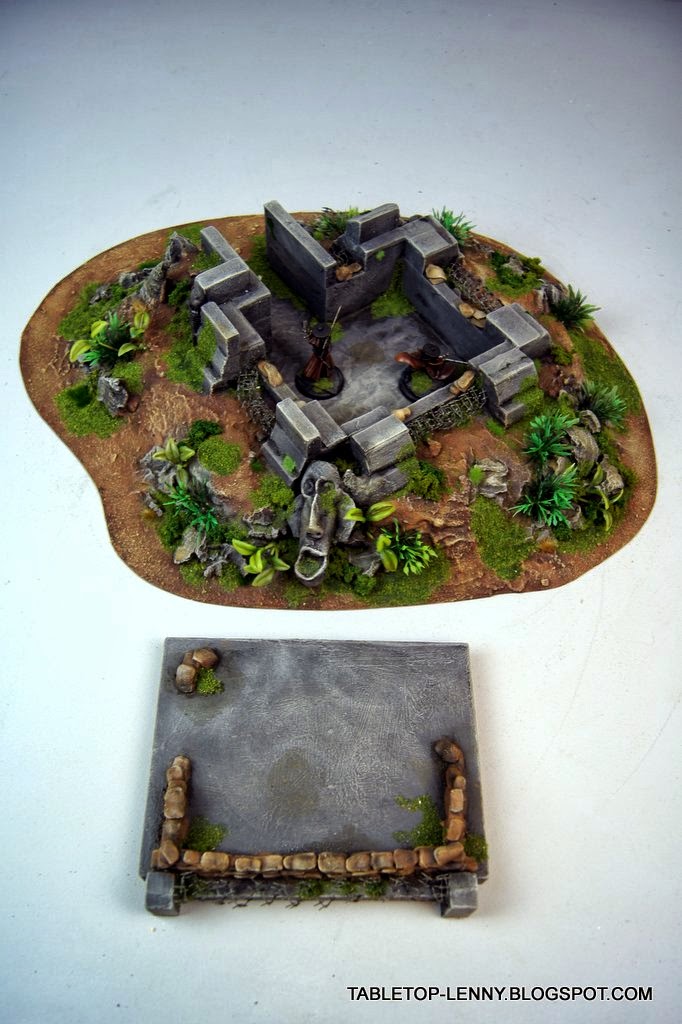 Bunker in the jungle | Wargaming Terrain & Model Scenery