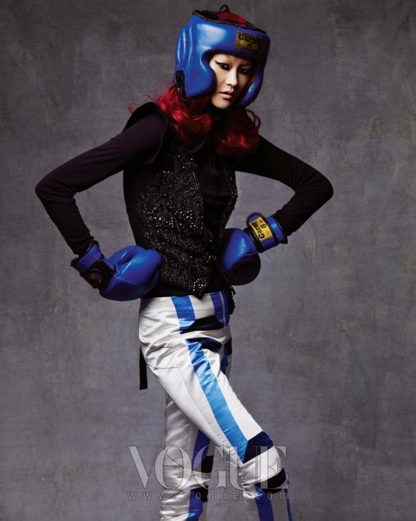 P.S. Korea, Boxing Queen, Vogue Korea April 2009