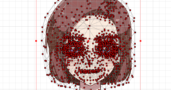 Kpaper Create Space: 새 게임 Live2D 모델링 중간 과정