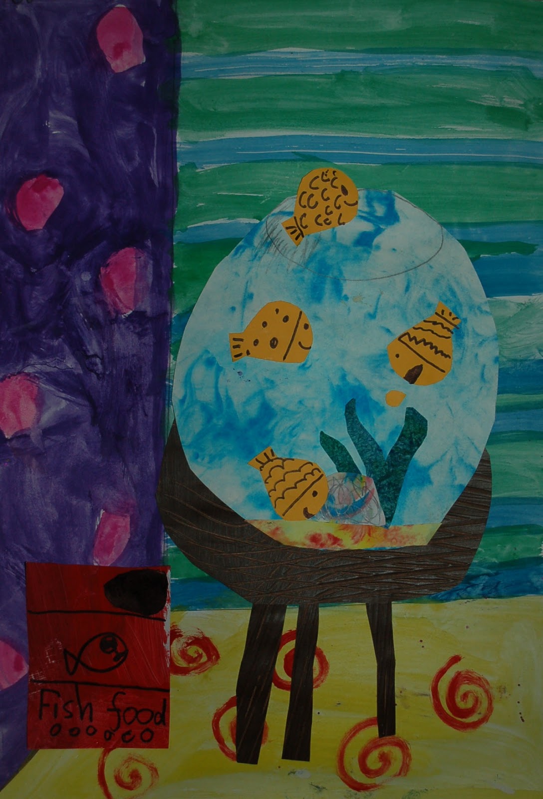 Sunnyside Art House: Matisse Fish Bowls - Painting with Scissors