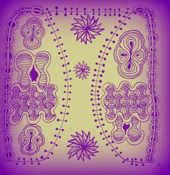 Tickled To Tangle: "It's a String Thing" #32 Tiles