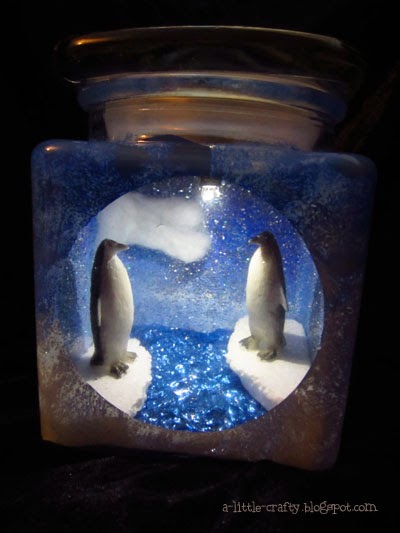 A Little Crafty: Solar Powered Night Light Dioramas