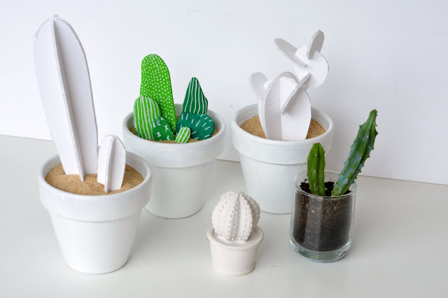 DIY Cactus en carton / Autour de Cia