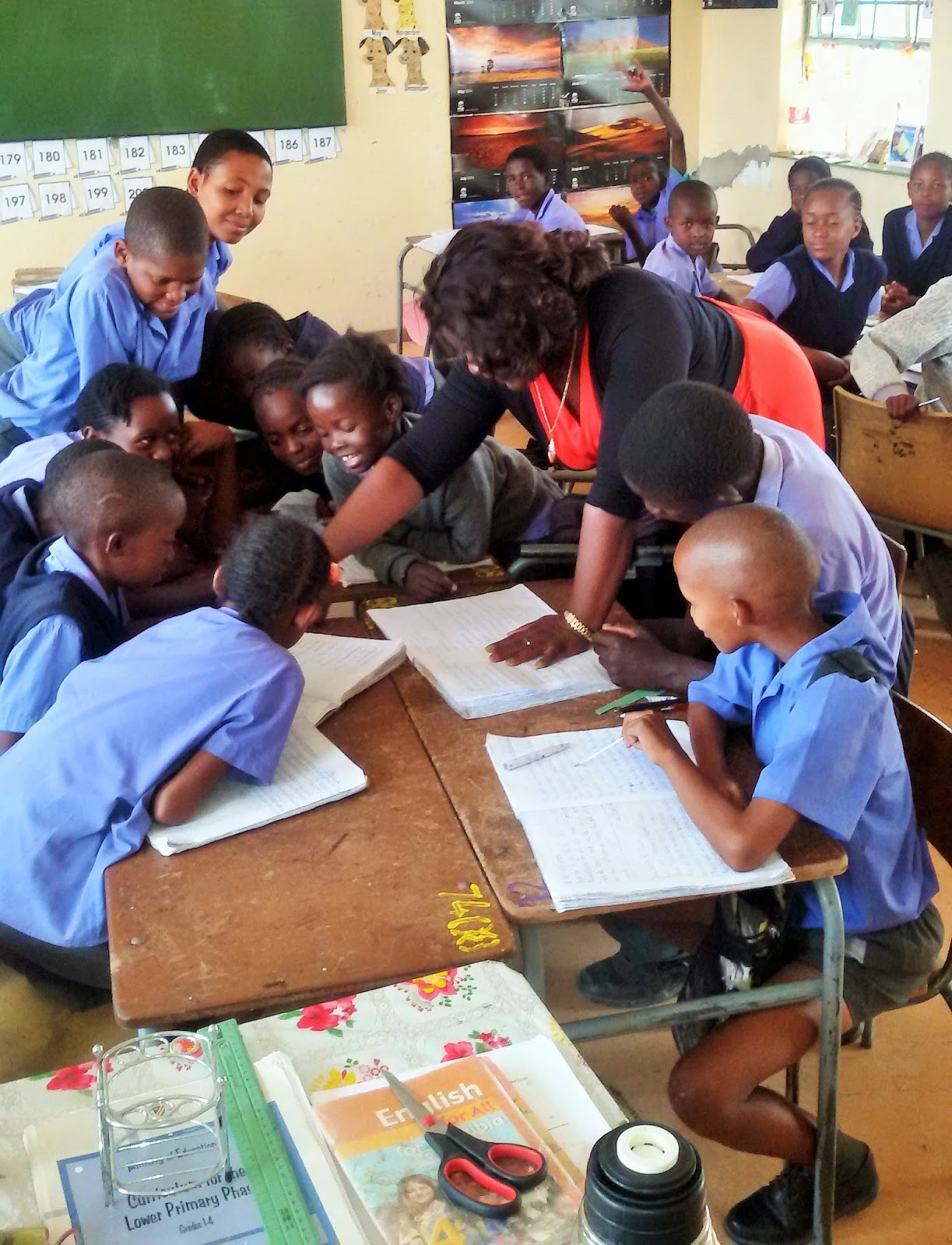 Grade 5 learners of Okakarara Primary School