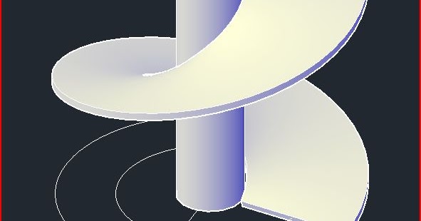 SYFRDAN: Uso de comando HELIX - AUTOCAD 3D 2016 ( Video 1 )