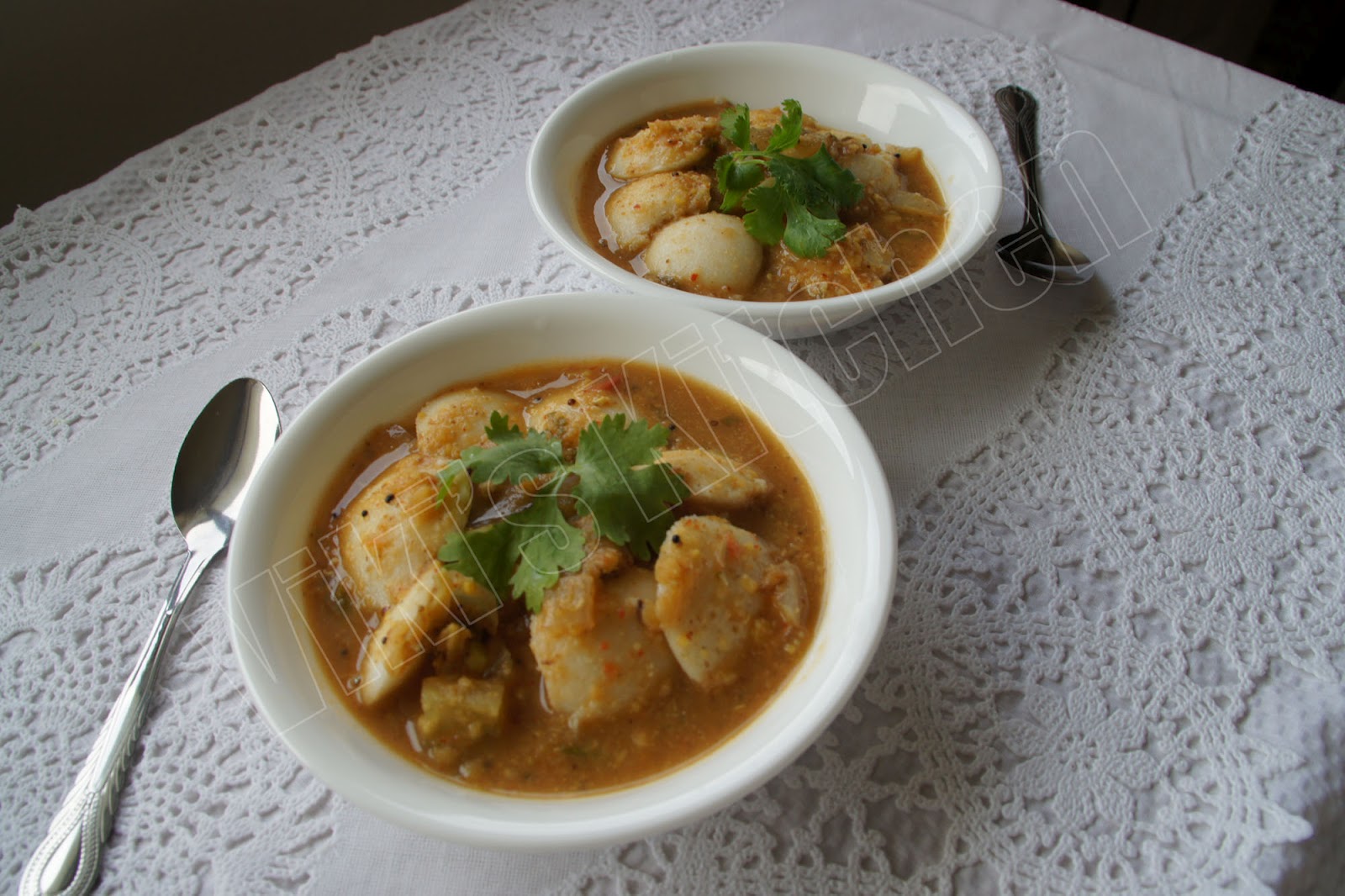 Viki 's Kitchen: Sambar mini idly