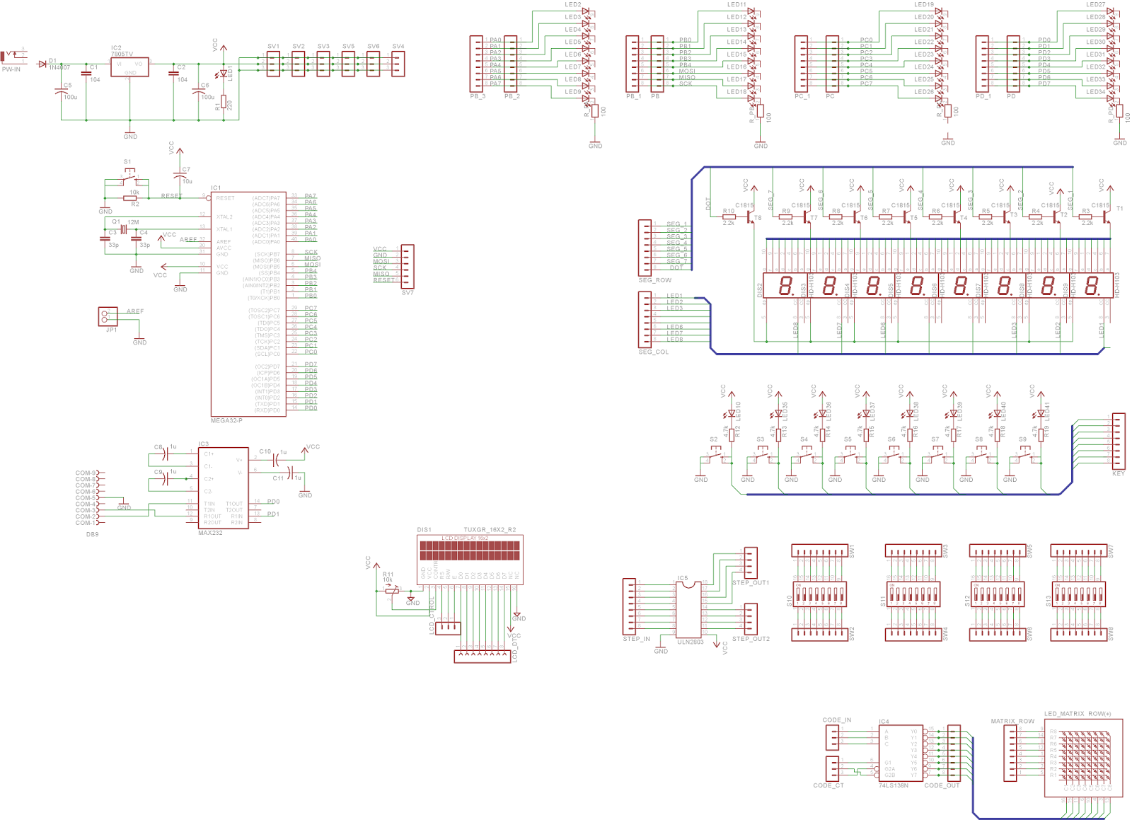 Test Kit Thí Nghiệm Atmega32