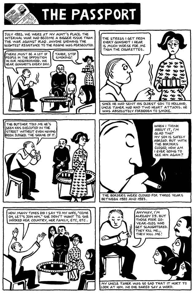 Read Persepolis 1, Section 16: The Passport, Page 116