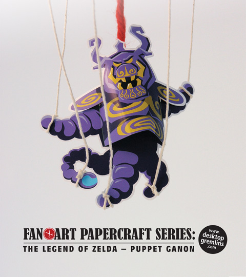 Legend of Zelda Puppet Ganon Papercraft | Papercraft Paradise ...