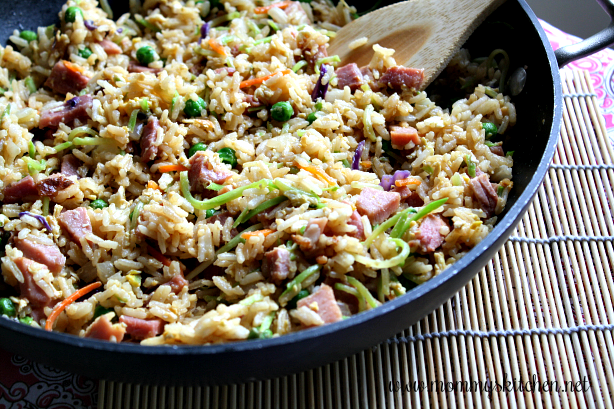Ham Fried Rice {Leftover Ham Recipe} — Mommy's Kitchen