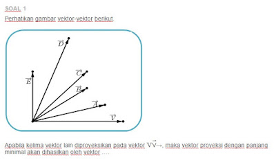 Contoh Soal Proyeksi Vektor - Materi Pendidikan Dasar, SMP, SMA, Soal ...