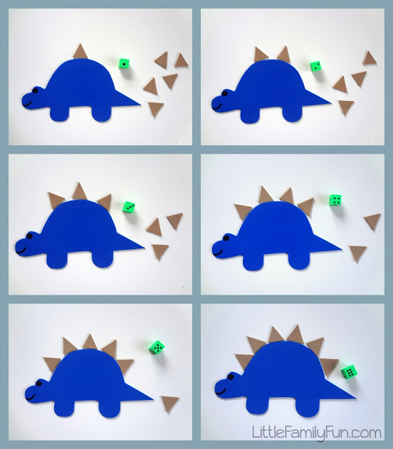 Little Family Fun: Stegosaurus Counting Game!