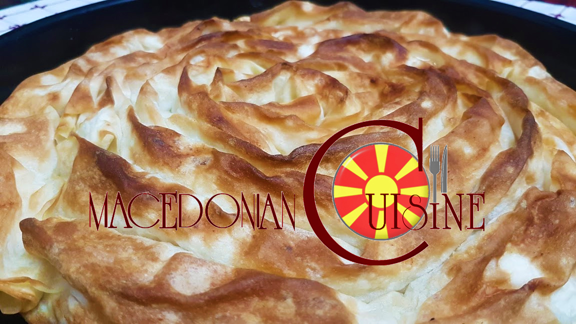 MAZNIK WITH RICOTTA FROM BOUGHT FILO (NO KNEADING) ~ Macedonian Cuisine