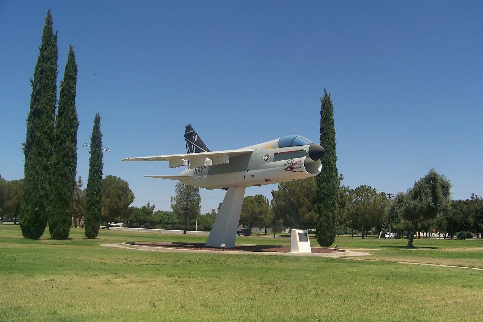 Old Retired Petty Officer: The Planes on Poles at NAS Lemoore
