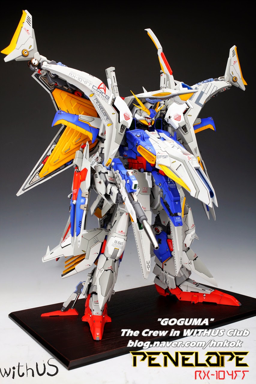 GUNDAM GUY: G-System 1/72 RX-104FF Penelope Gundam - Painted Build w/ LEDs