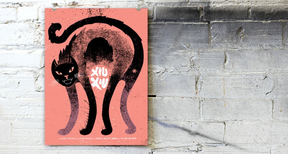 INSIDE THE ROCK POSTER FRAME BLOG: New Xiu Xiu and M Ward Posters by ...